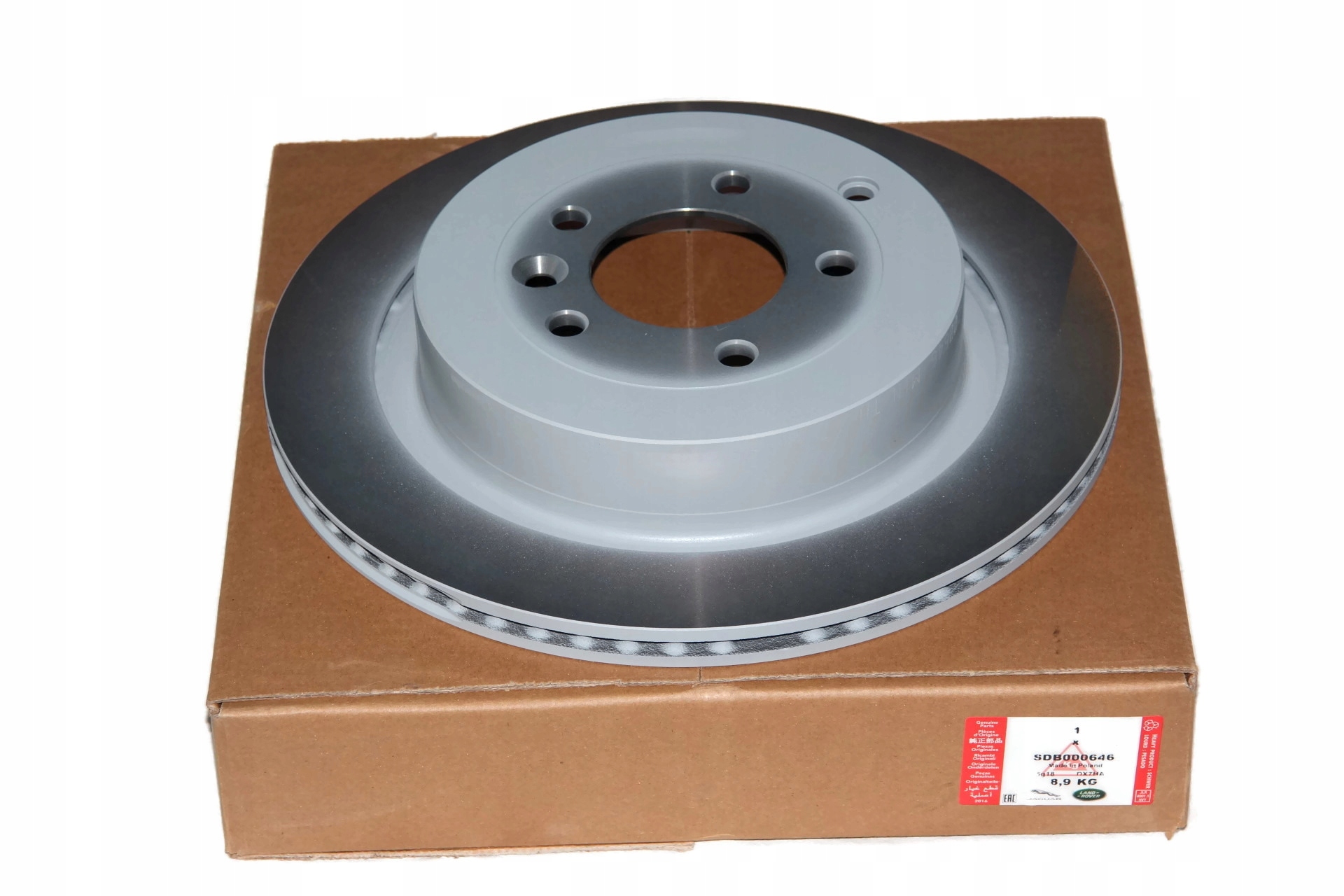 ORYGINALNA tarcza hamulcowa tył RANGE ROVER SPORT SDB000646 za 549 zł z ...