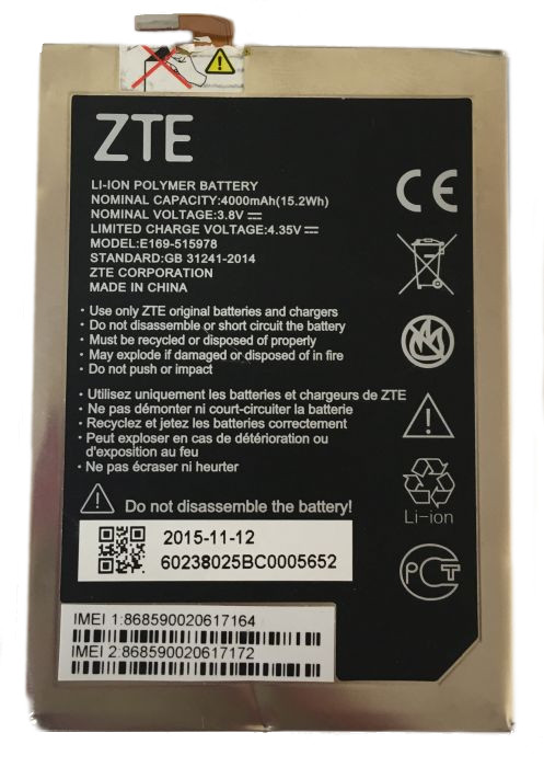 BATERIA ZTE E169-515978 Blade X3 A452 D2 Q519T - Sklep, Opinie, Cena w ...