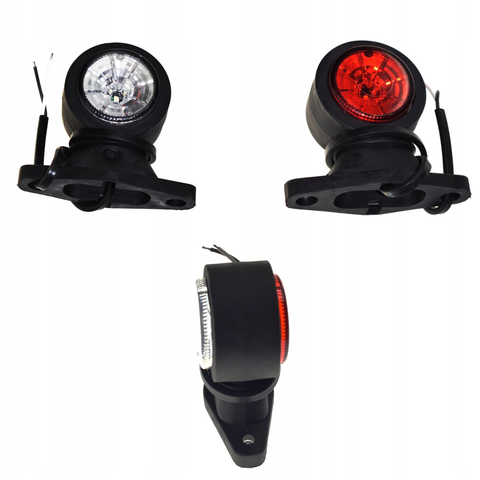 LAMPA OBRYSOWA BIAŁO CZERWONA LED LD721 5903116347210 za 43.00PLN z ...