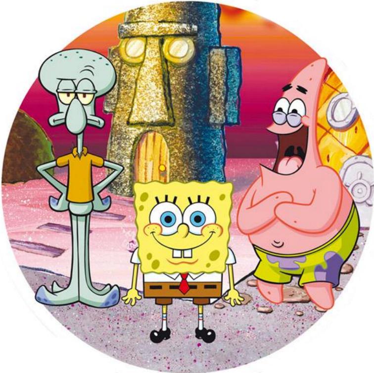 Id_1803 TORTA OSTYA SPONGYABOB ÓCEÁN TORTA, SPONGYABOB KOCKANADRÁG ...