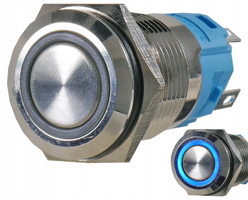 PRZYCISK WANDALOODPORNY 16mm MONOSTABILNY 3A/250 N - Sklep, Opinie, Cena w Allegro