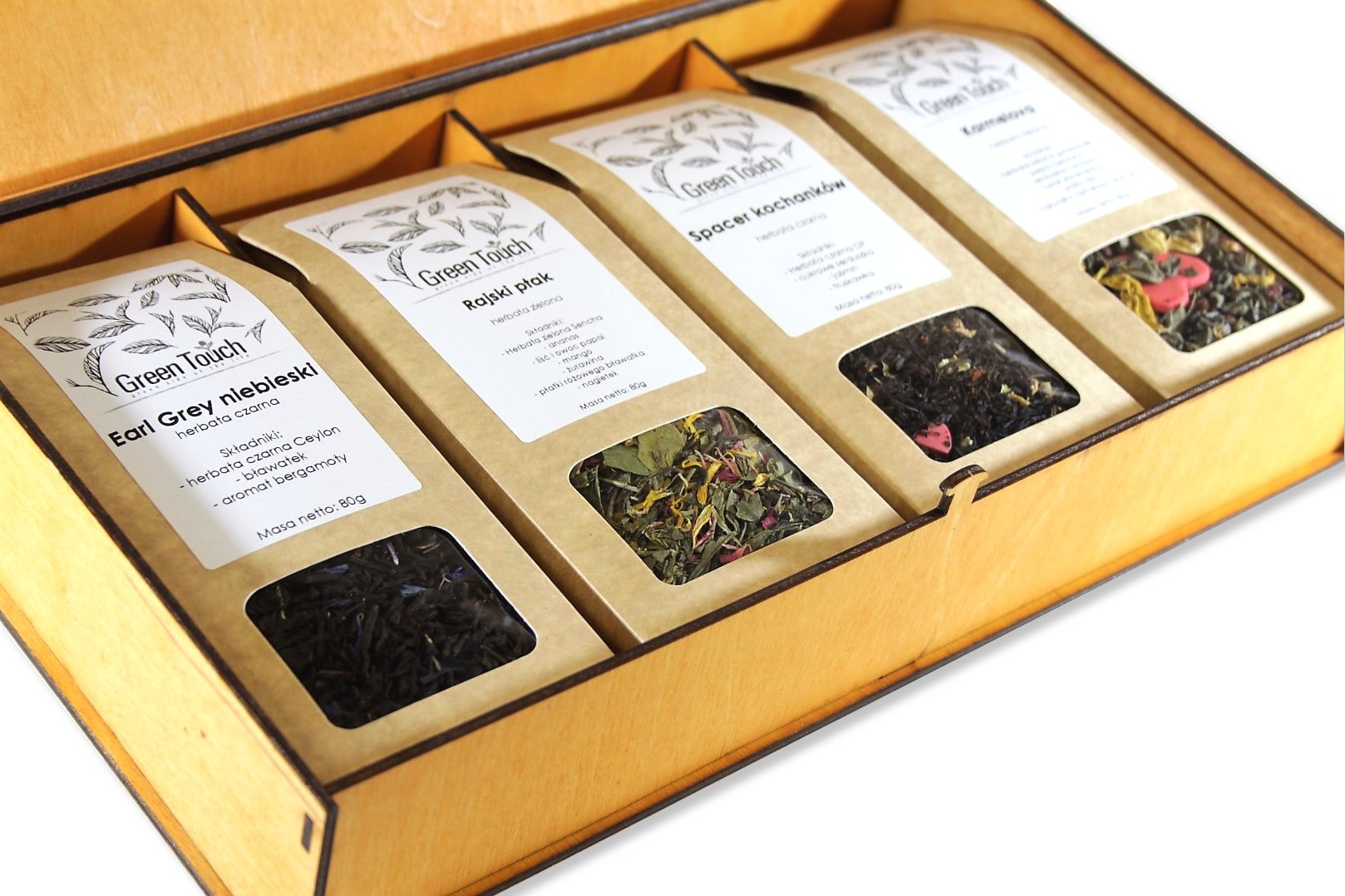 Zestaw HERBAT skrzynka DREWNIANA idealny prezent - 7153039481 ...