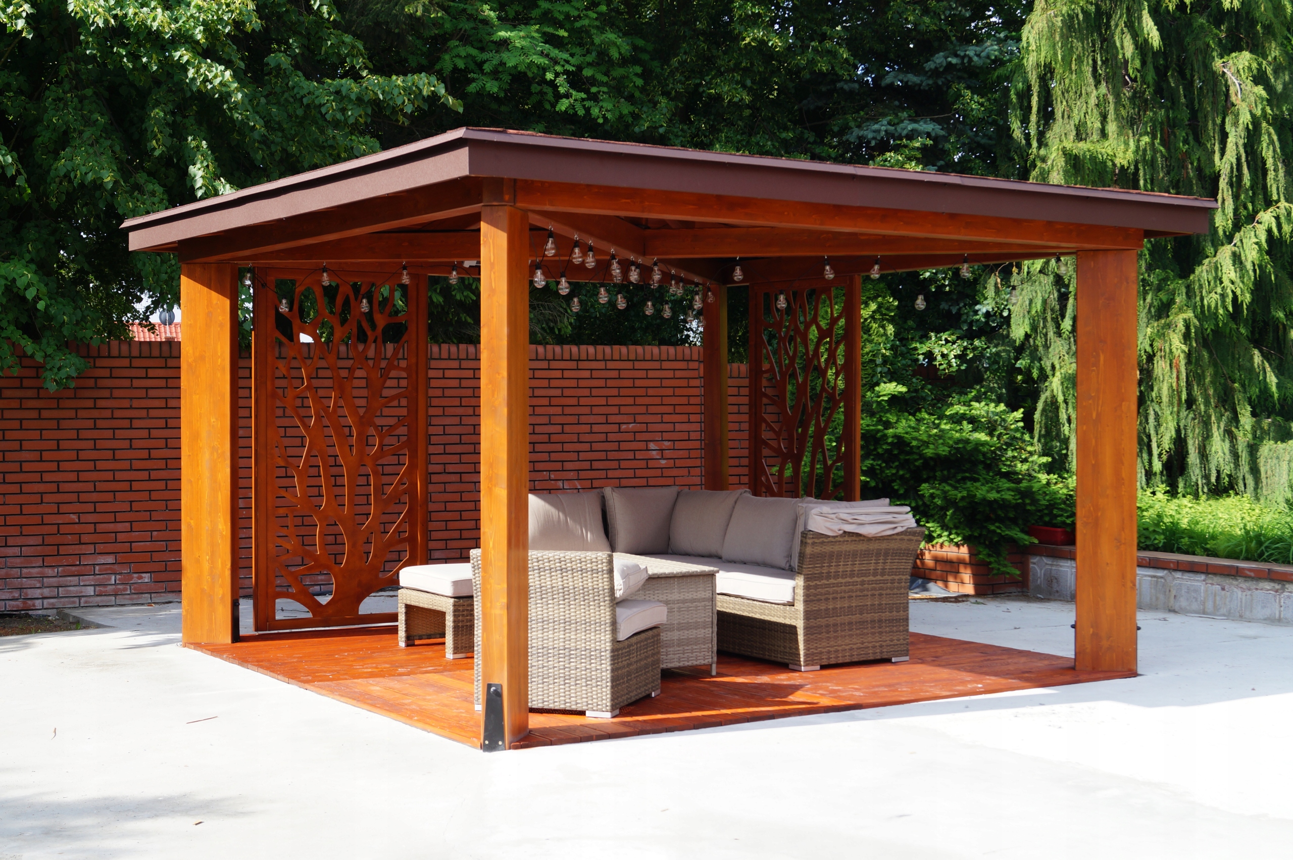 Nowoczesna altana Modena 4M BSH - 7615787467 - oficjalne archiwum allegro