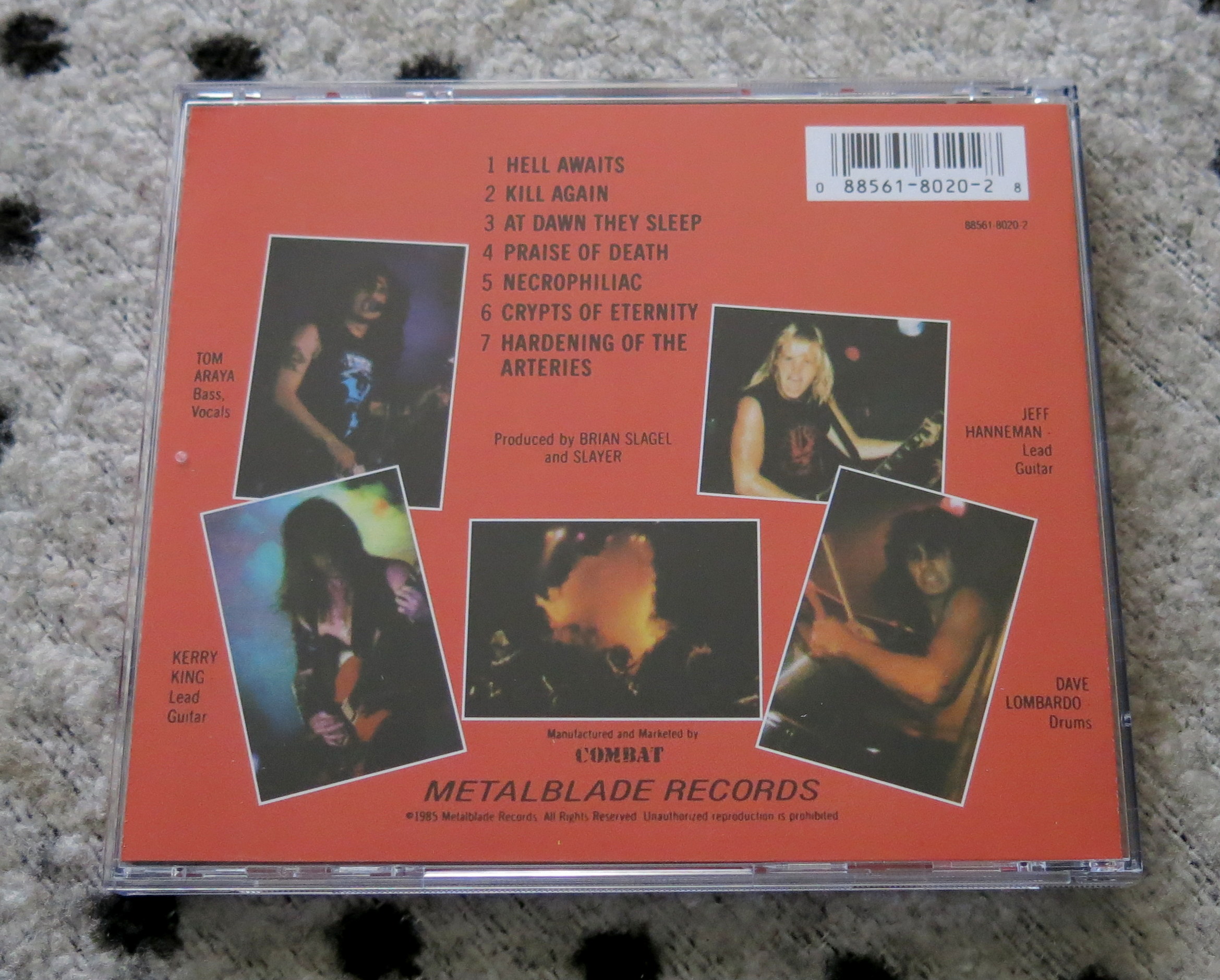 SLAYER - Hell Awaits CD METALLICA COMBAT RE-PRESS - 7110891652 ... SLAYER - Hell Awaits CD METALLICA COMBAT RE-PRESS - 7110891652 ...