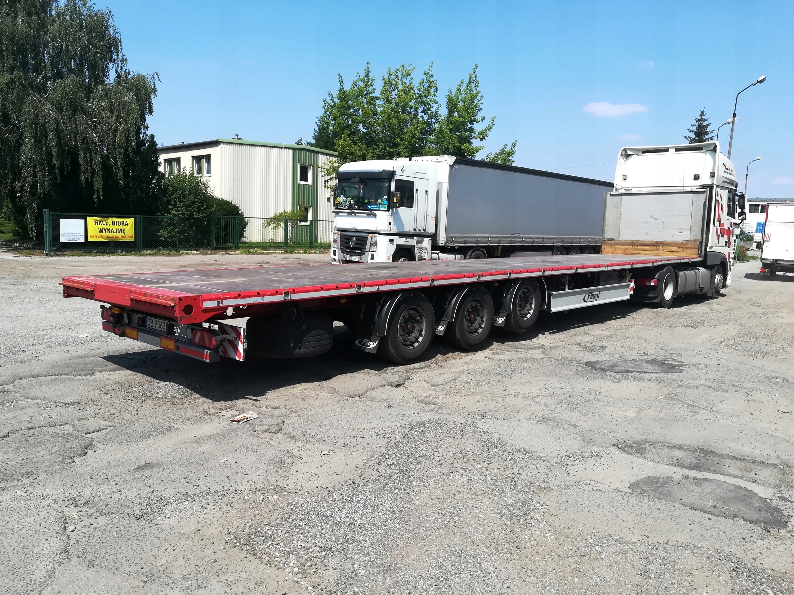 Naczepa platforma mega Fliegl SDS niskopodwoziowa - 7477071525 ...