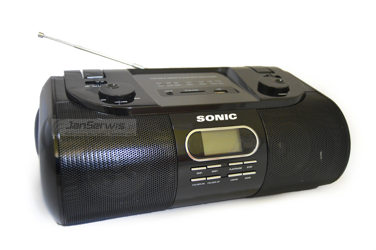 BOOM BOX RADIO FM SONIC USB SD MP3 AUX CZARNE - 6882879982 - oficjalne ...