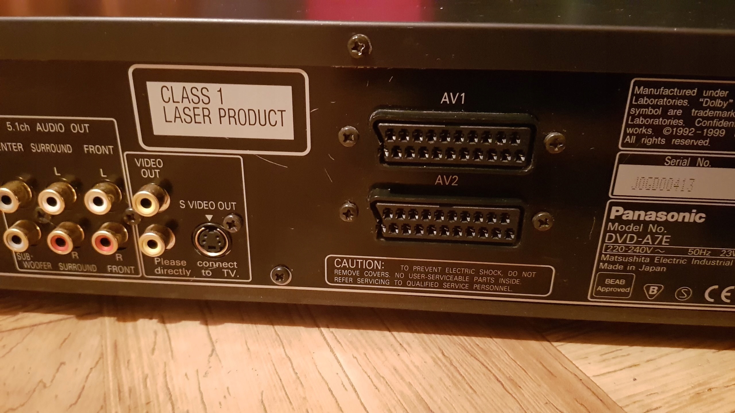 Panasonic DVD A7 jak technics dvd a10 !!! - 7393449479 - oficjalne ...