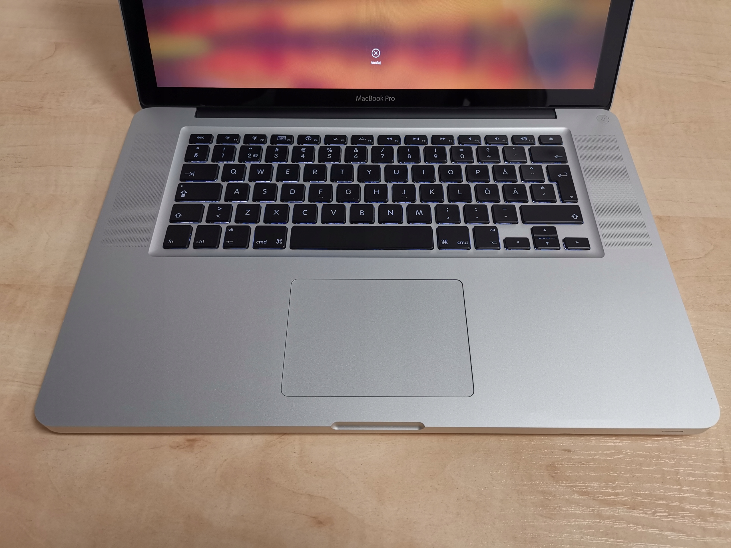 MacBook PRO A1286 15" i7 8GB 512GB SSD - 7757486176 - oficjalne ...