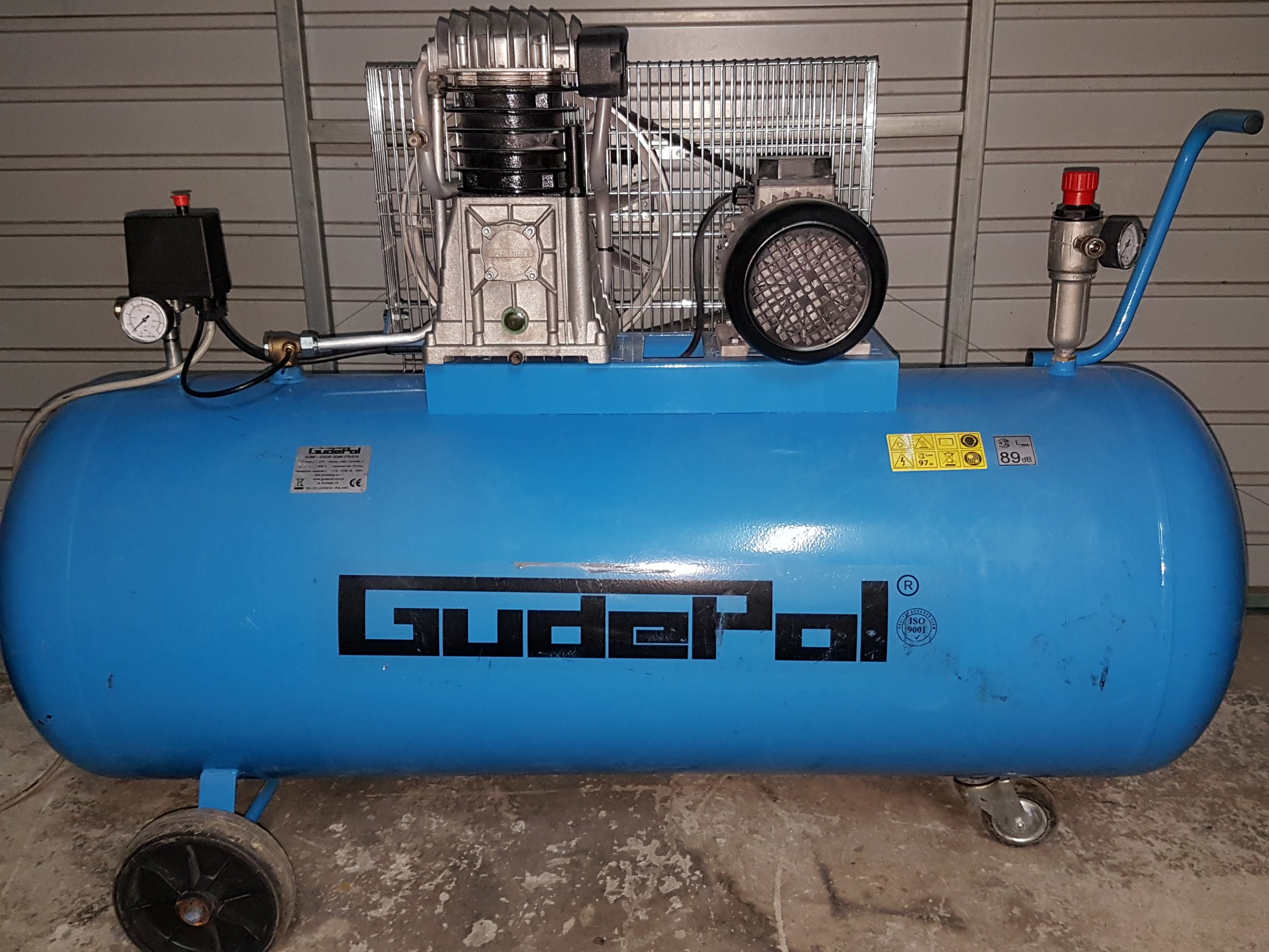 Kompresor Gudepol 270l - 7181027308 - oficjalne archiwum allegro