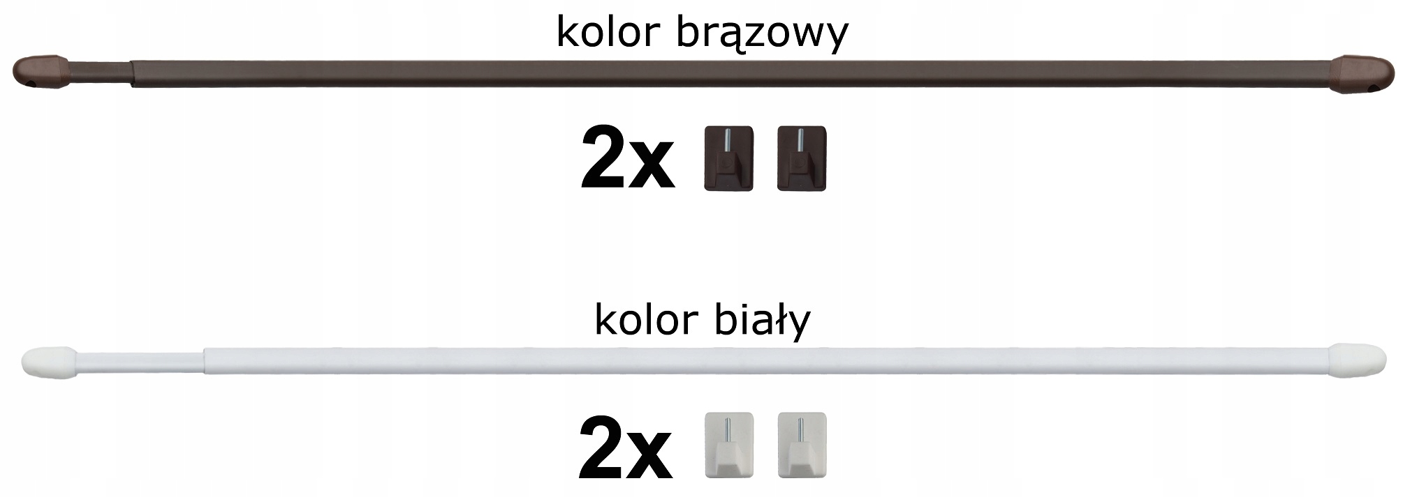 Zazdrostka mini karnisz Zazdroska 60cm - 90cm - 7506259200 - oficjalne ... Zazdrostka mini karnisz Zazdroska 60cm - 90cm - 7506259200 - oficjalne ...