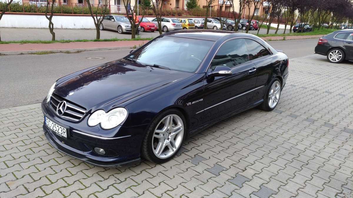 Mercedes Benz CLK (W209) 55 AMG - 7096921686 - oficjalne archiwum allegro