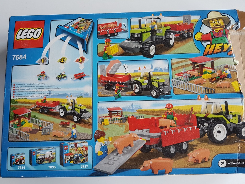 LEGO CITY 7684 - Hodowla Świń i Traktor (z2) - 7083106197 - oficjalne ...