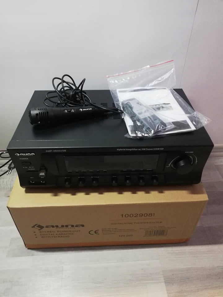 Auna AMP-3800 USB Wzmacniacz 5.1+MIC 31/11/18 - 7688077800 - oficjalne ...
