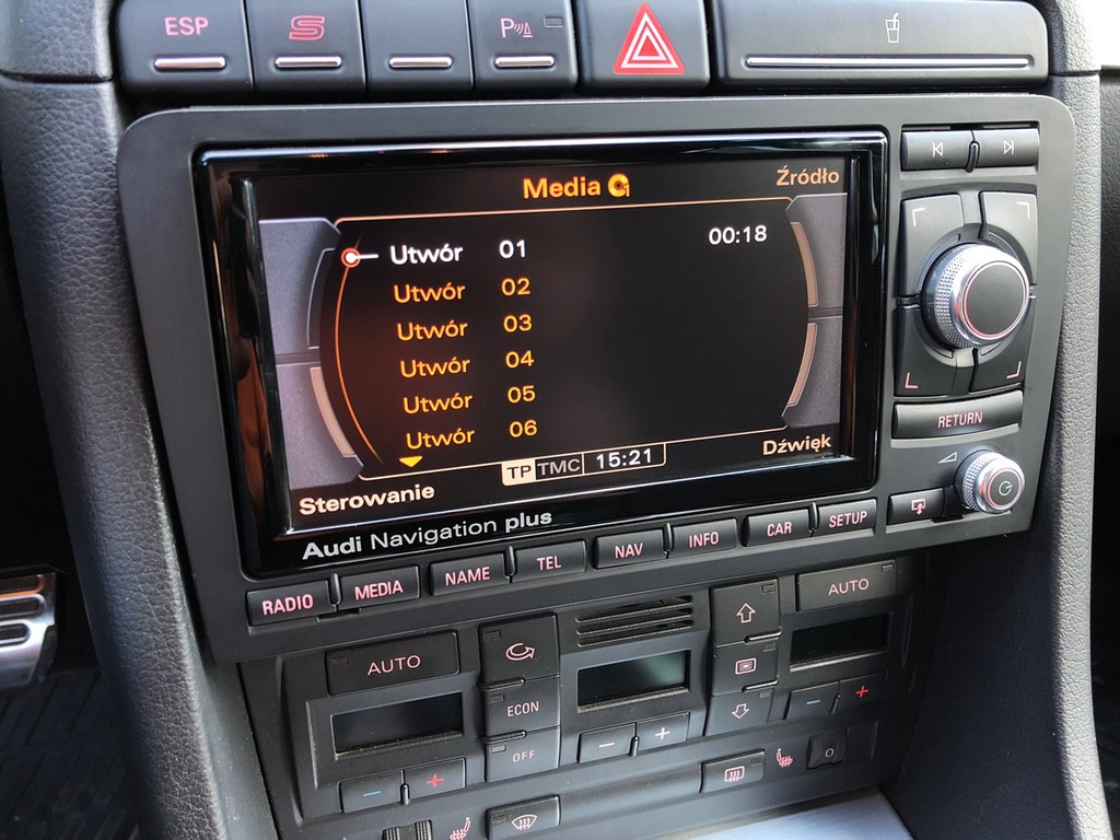 Audi A3 Radio Nawigacja RNS-E 193G LED CHROM PL - 7453443855 - oficjalne archiwum Allegro