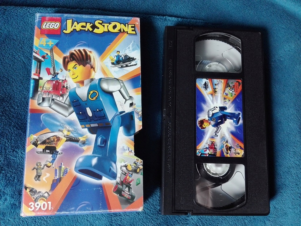 LEGO Jack Stone 2001 VHS dubbing - 7472725775 - oficjalne archiwum Allegro