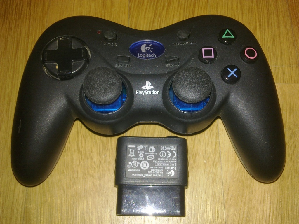 PAD LOGITECH BEZPRZEWODOWY DO KONSOLI PS1 i PS2 - 7272368347 ...