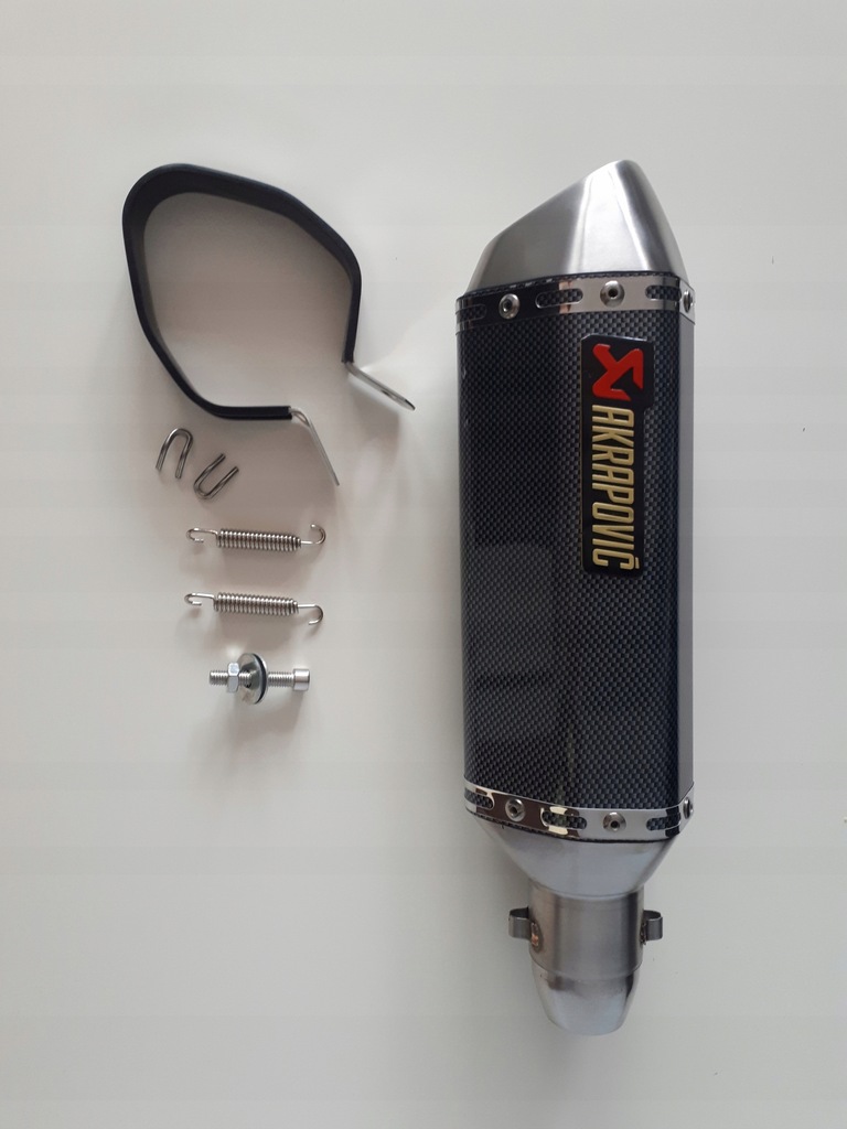 WYDECH UNIWERSALNY AKRAPOVIC TŁUMIK NOWY - 7439647222 - oficjalne archiwum Allegro