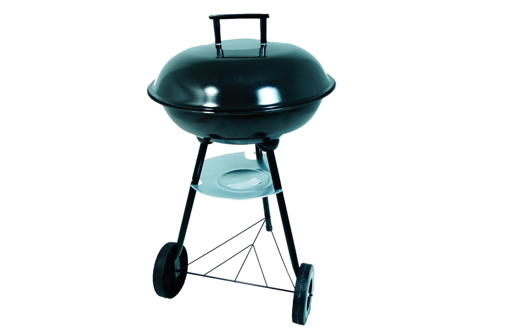 GRILL OGRODOWY OKRĄGŁY Z POKRYWĄ 17 KULA 42cm HIT! - 6767778057 ...