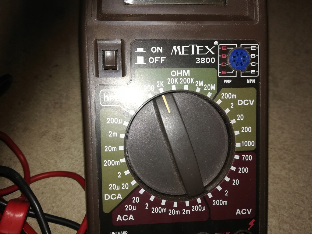 Multimetr cyfrowy profesjonalny METEX 3800 - 7707185770 - oficjalne ...