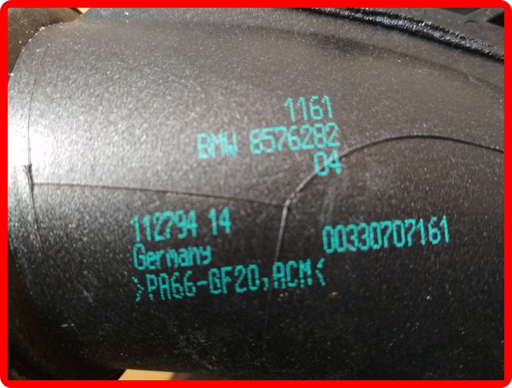 BMW F45 F46 F48 F54 F55 WĄŻ TURBO 11618576282 - 7166785557 - oficjalne ...