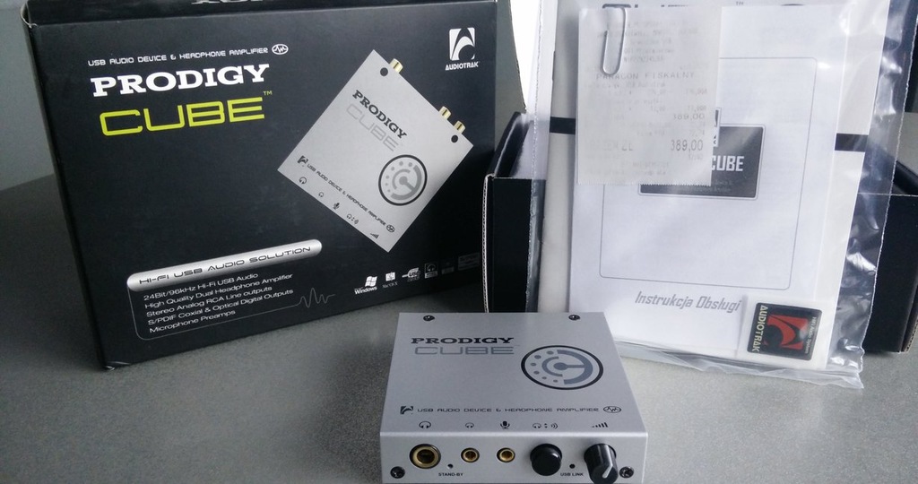 Karta dźwiękowa Audiotrak PRODIGY CUBE USB DAC - 7608673014 - oficjalne ...