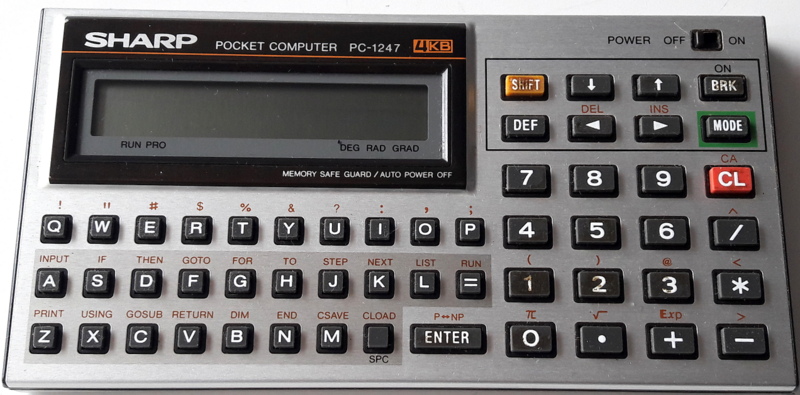 SHARP - POCKET COMPUTER CE-125 (PC-1247) - 1982-83 - 7296039283 ...