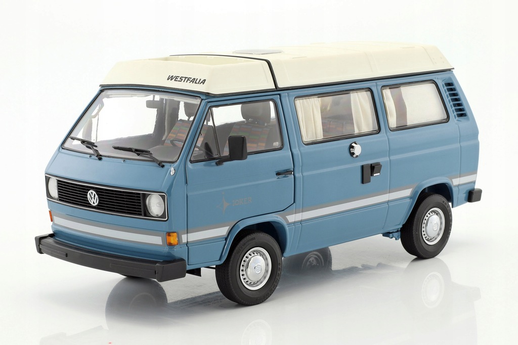 SCHUCO VOLKSWAGEN T3 JOKER CAMPING WESTFALIA 1:18 - 7546966549 - oficjalne archiwum Allegro