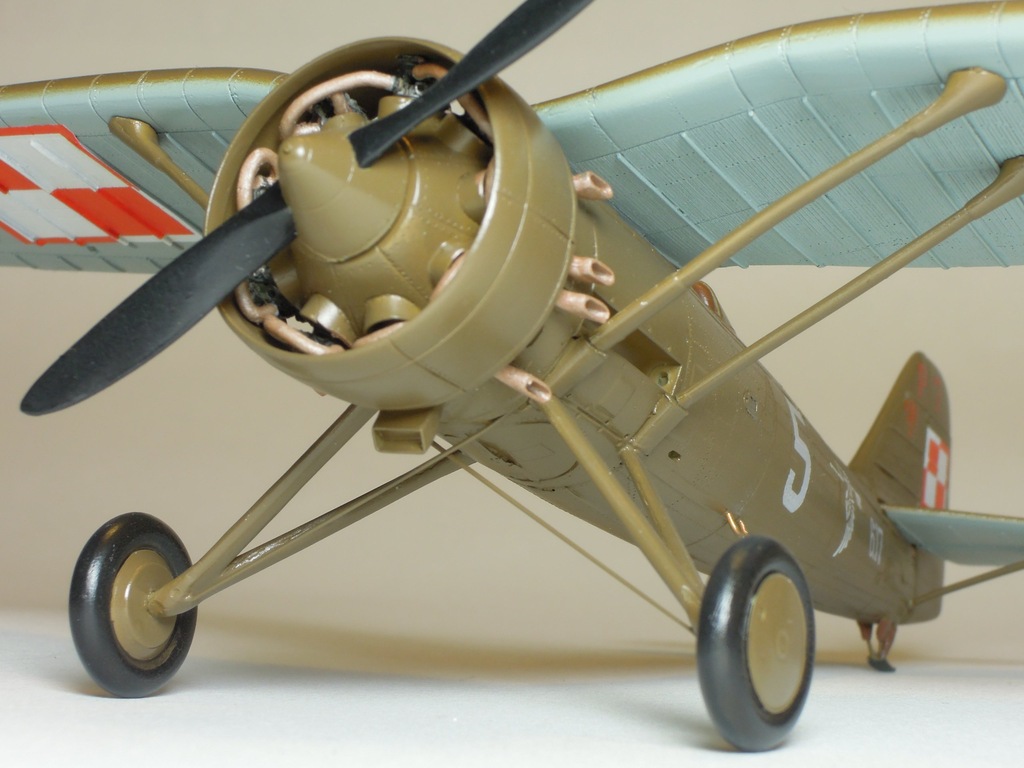 PZL P.7 . GOTOWY SKLEJONY MODEL - 7079598320 - oficjalne archiwum Allegro