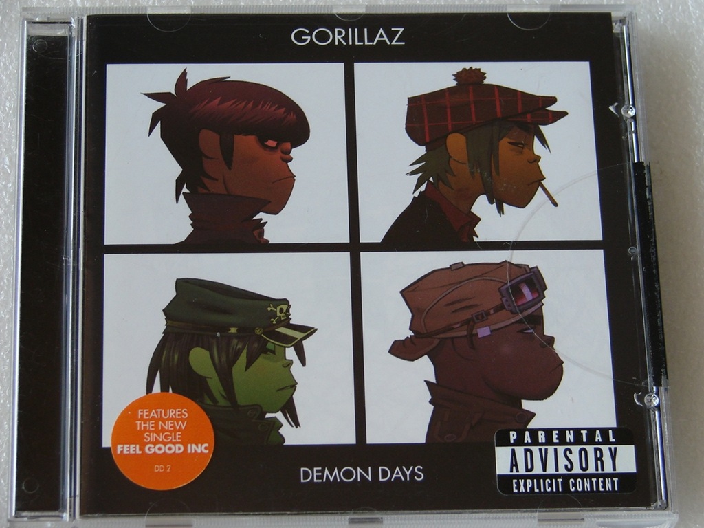 GORILLAZ - DEMON DAYS CD UK IDEAŁ - 7059409145 - oficjalne archiwum Allegro