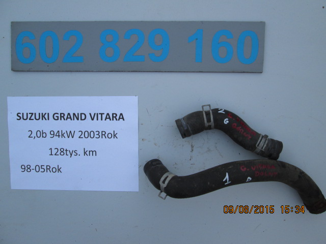 Wąż wody dolny/górny Suzuki Grand Vitara 2,0b 94kW - 5081392854 ...