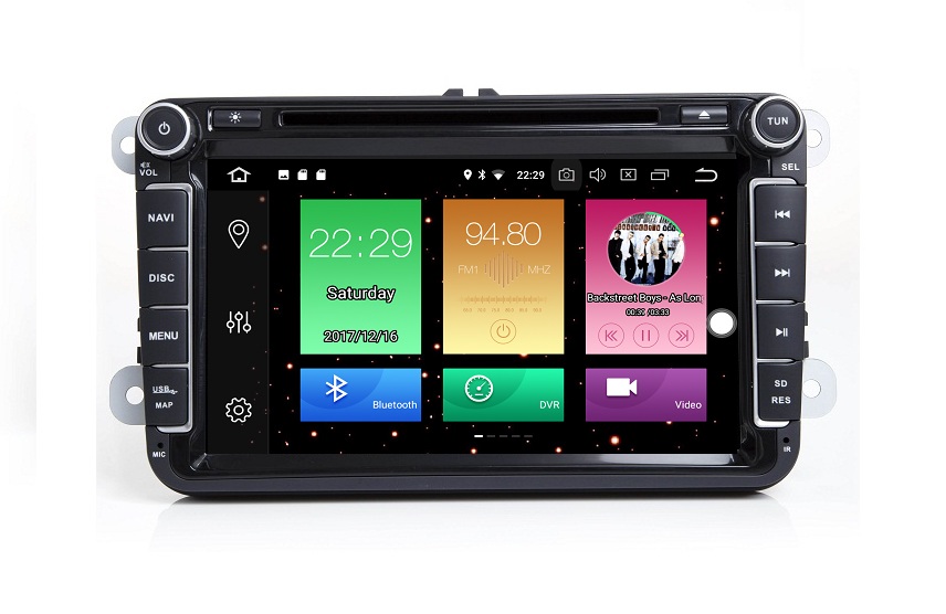 NAWIGACJA 2DIN RADIO VW PASSAT B6 B7 GOLF 5 V 6 VI - 7417449208 - oficjalne archiwum Allegro