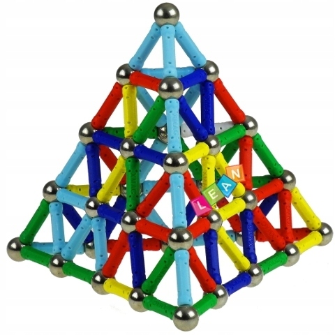 ZESTAW MAGNASTIX KLOCKI MAGNETYCZNE 188 ELEMENTÓW - 7653061009 ...