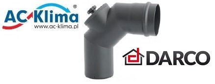 KOLANO Z REWIZJĄ Fi 80 DARCO, DO PIECY NA PELET - 7375318857 - oficjalne archiwum Allegro