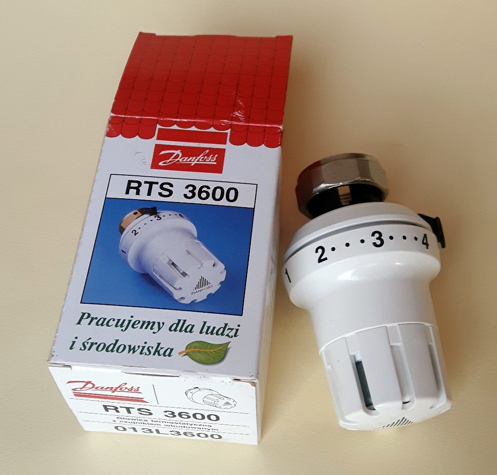Głowica Termostatyczna DANFOSS RTS 3600 - 7216925616 - oficjalne archiwum Allegro