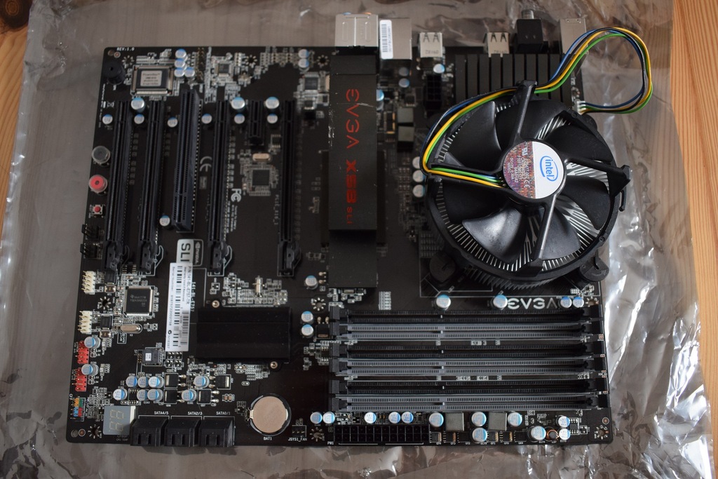 EVGA x58 SLI LE socket 1366 +i7 4x3,20 GHz +Cooler - 7261487497 ...