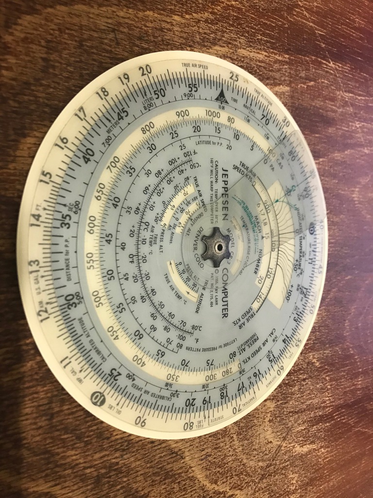 Jeppesen CR-3 - komputer nawigacyjny - lotniczy - 7185698649 ...