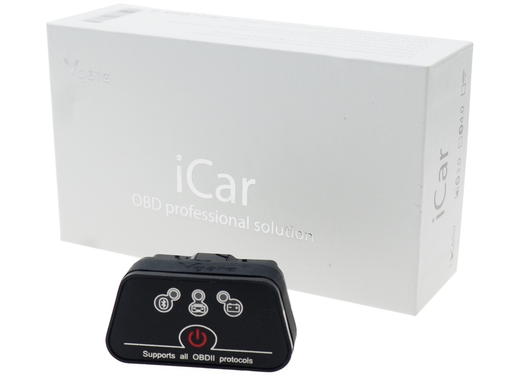 iCar2 VGATE Interfejs BLUETOOTH OBD2 ELM327 OBDII - 7435405863 - oficjalne archiwum Allegro