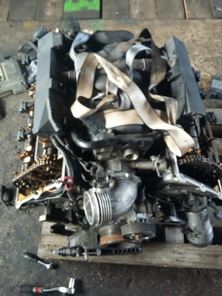 SILNIK BMW 4.0 V8 M60B40 408S1 GŁOWICA BLOK WAŁ - 7006693334 ...