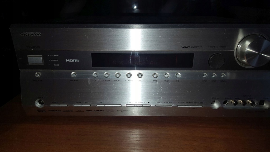 Amplituner ONKYO SR-TX 605 srebrny 7.1 HDMI 7x140W - 7427382758 - oficjalne archiwum Allegro