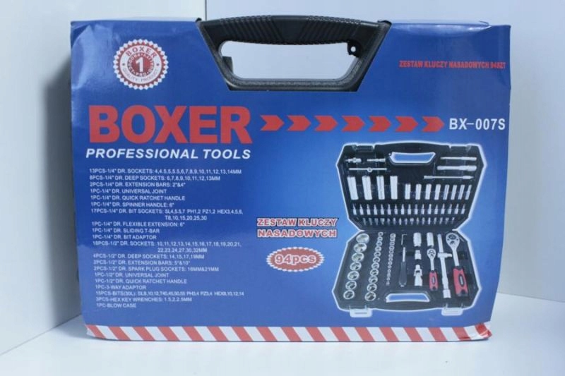 BOXER PROFESSIONAL TOOLS ZESTAW KLUCZY NASADOWYCH - 7453770228 ...