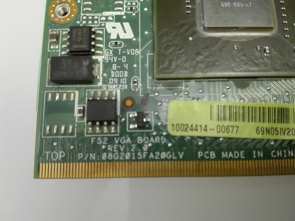 Karta nVIDIA GeForce 9600M GS 512MB - LENOVO Y530 - 7262624807 ...