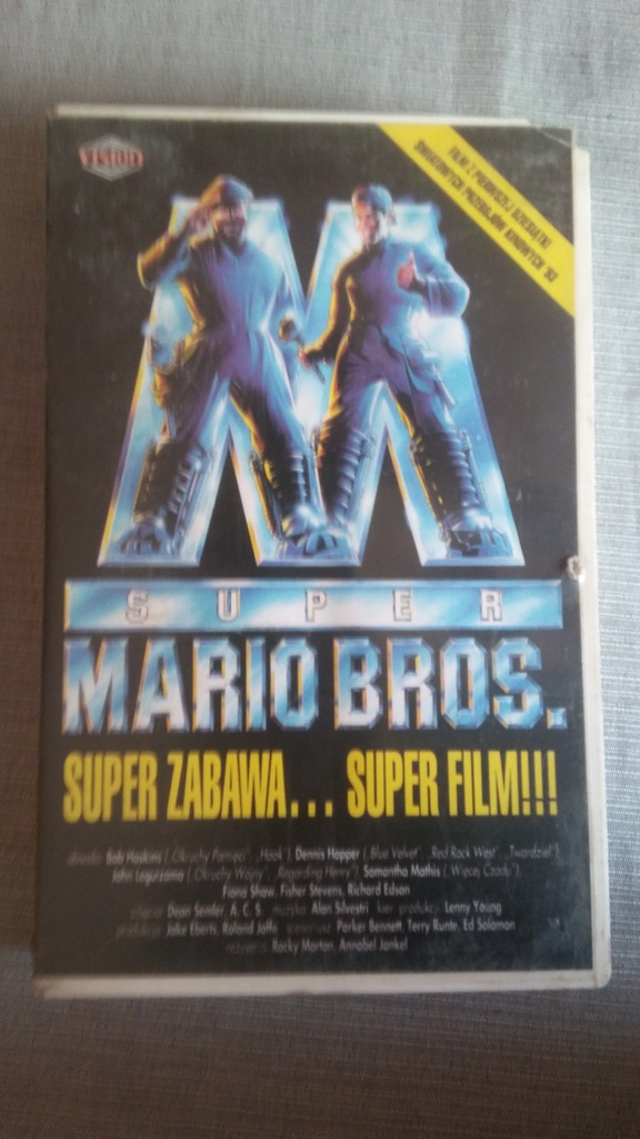 Super Mario Bros - VHS kaseta - 7171195210 - oficjalne archiwum Allegro