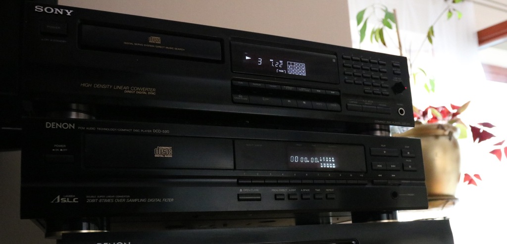 SONY CDP 411-piękny odtwarzacz płyt CD z pilotem - 7288216490 - oficjalne archiwum Allegro