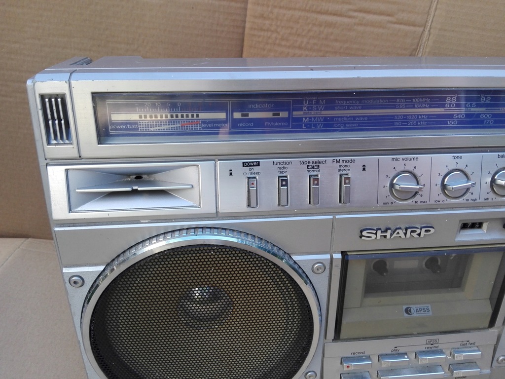 RADIOMAGNETOFON SHARP GF-8787 BOOMBOX - 7476466054 - oficjalne archiwum ...