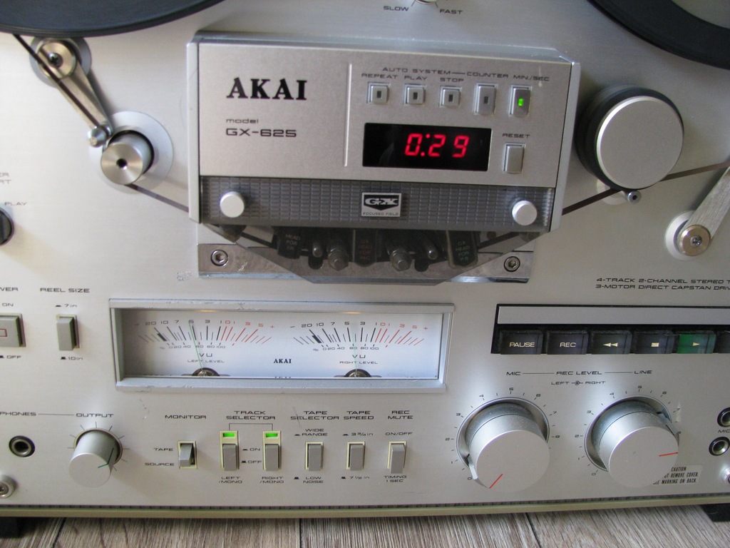 Magnetofon Szpulowy AKAI GX 625 - 7361835163 - oficjalne archiwum Allegro