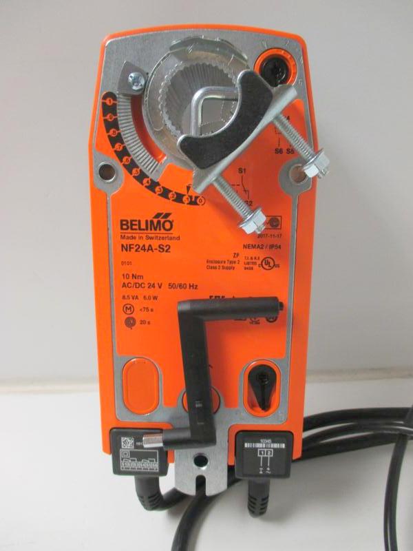 SIŁOWNIK PRZEPUSTNICY BELIMO ZE SPREŻYNĄ NF24A-S2 - 7218394886 - oficjalne archiwum Allegro