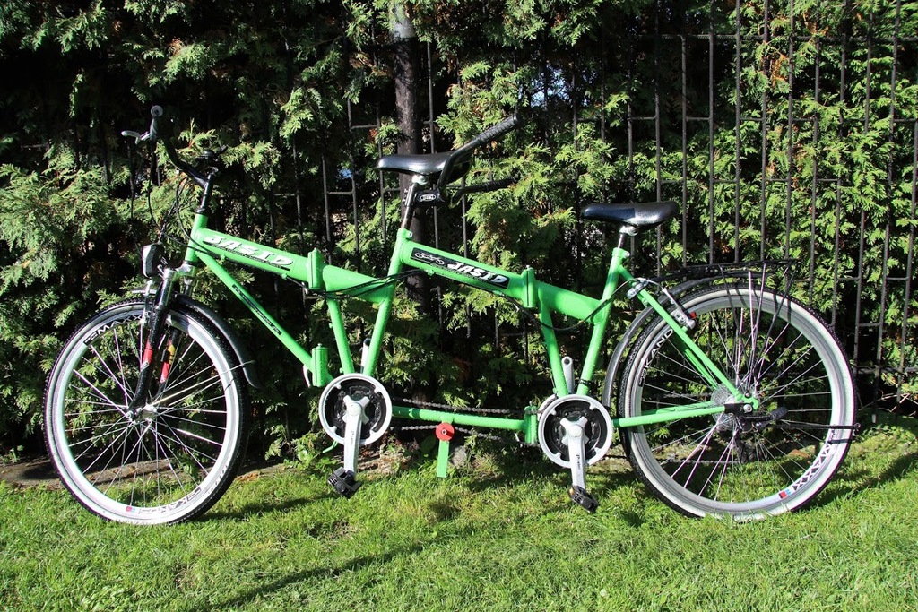Rower tandem składany - 7326024237 - oficjalne archiwum Allegro
