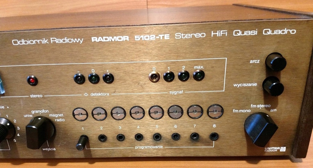 Amplituner UNITRA RADMOR 5102 TE - Super Stan !! - 7658986902 ...