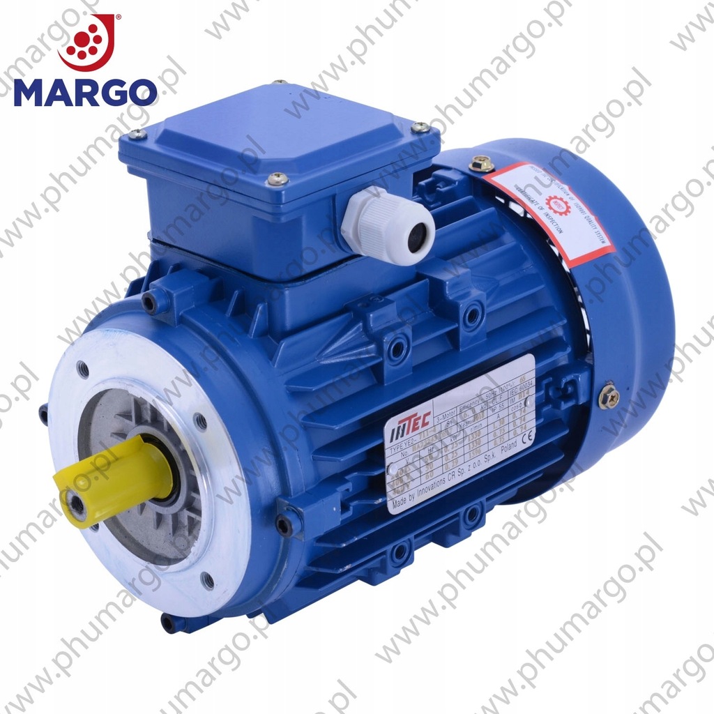 SILNIK ELEKTRYCZNY 3-FAZ 1,1kW 1400 obr 80B INTEC - 7554632332 - oficjalne archiwum Allegro