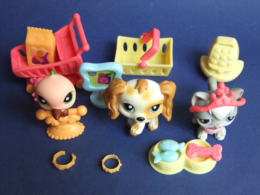 UNIKAT Littlest Pet Shop Pies Spaniel LPS ZESTAW - 7281457252 ...